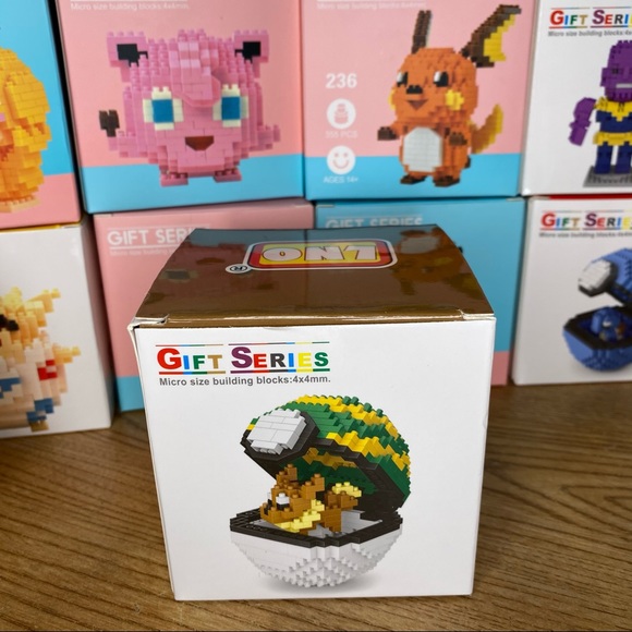 Pokemon | Toys | Pokmon Eevee Pokeball 45pcs Nano Blocks | Poshmark
